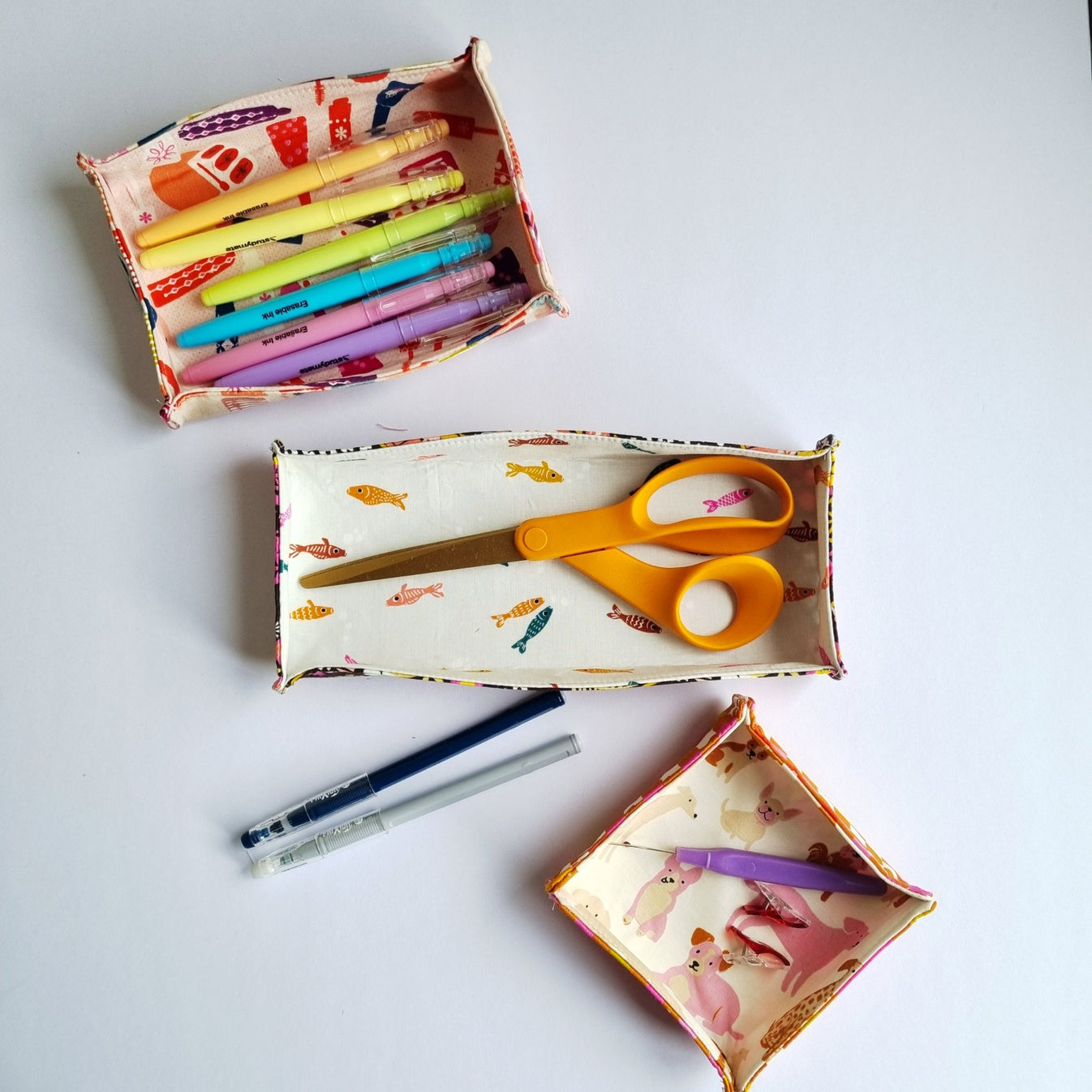 Desk Trays PDF Sewing Pattern – Lorelei Jayne