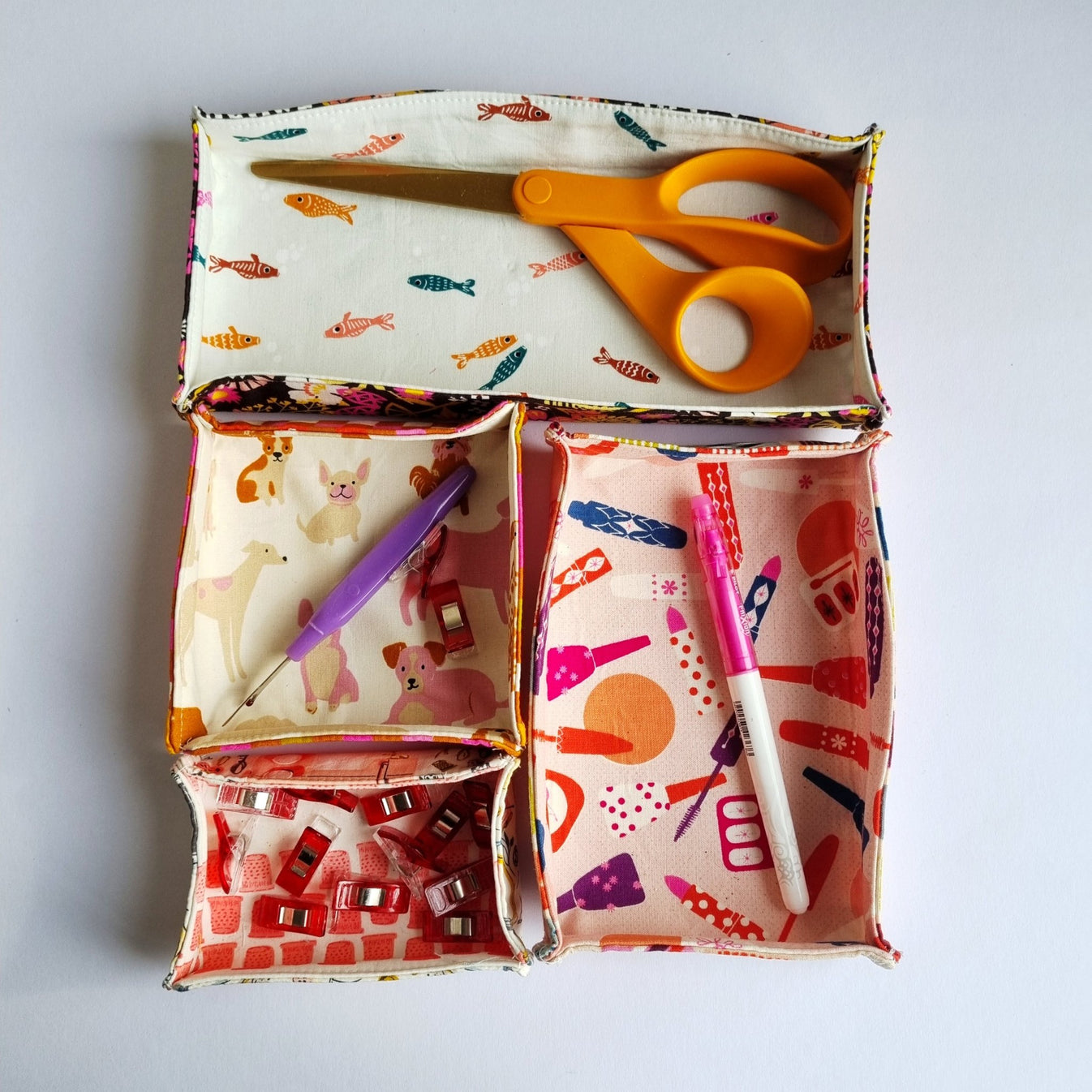 Desk Trays PDF Sewing Pattern – Lorelei Jayne